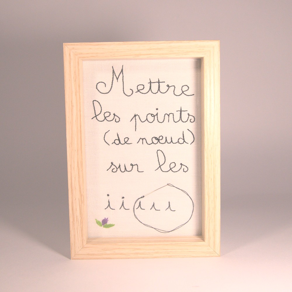 Mettre les points sur les i – La Tréfilerie